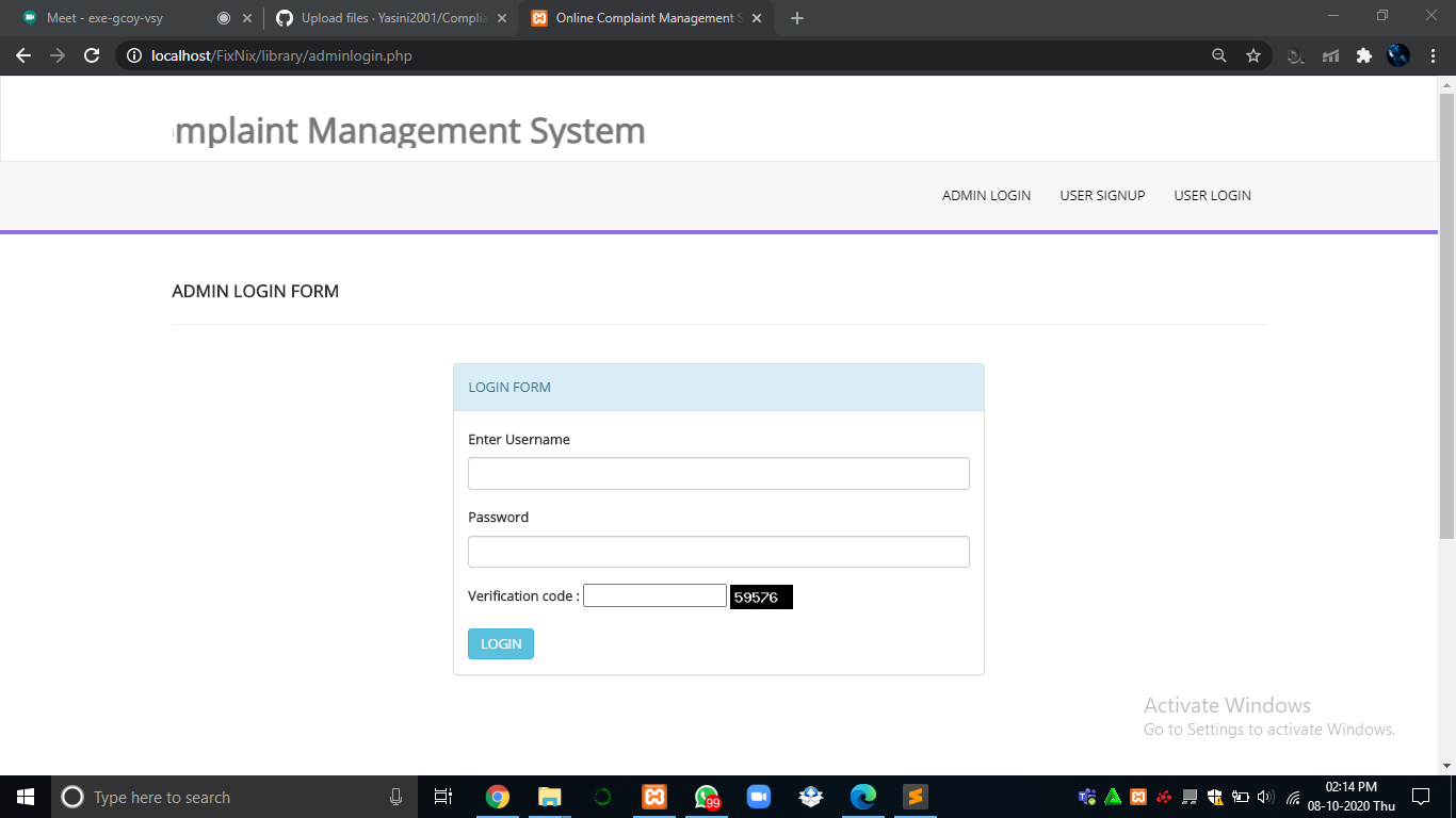 GitHub - Yasini2001/Complaint_Management_System