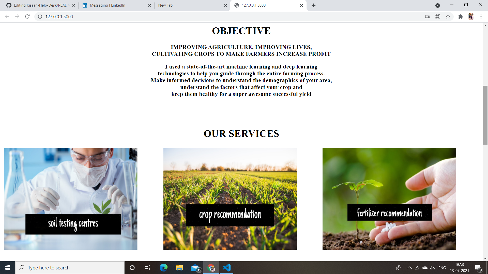 GitHub - shekharboppanapally/Kisaan-Help-Desk