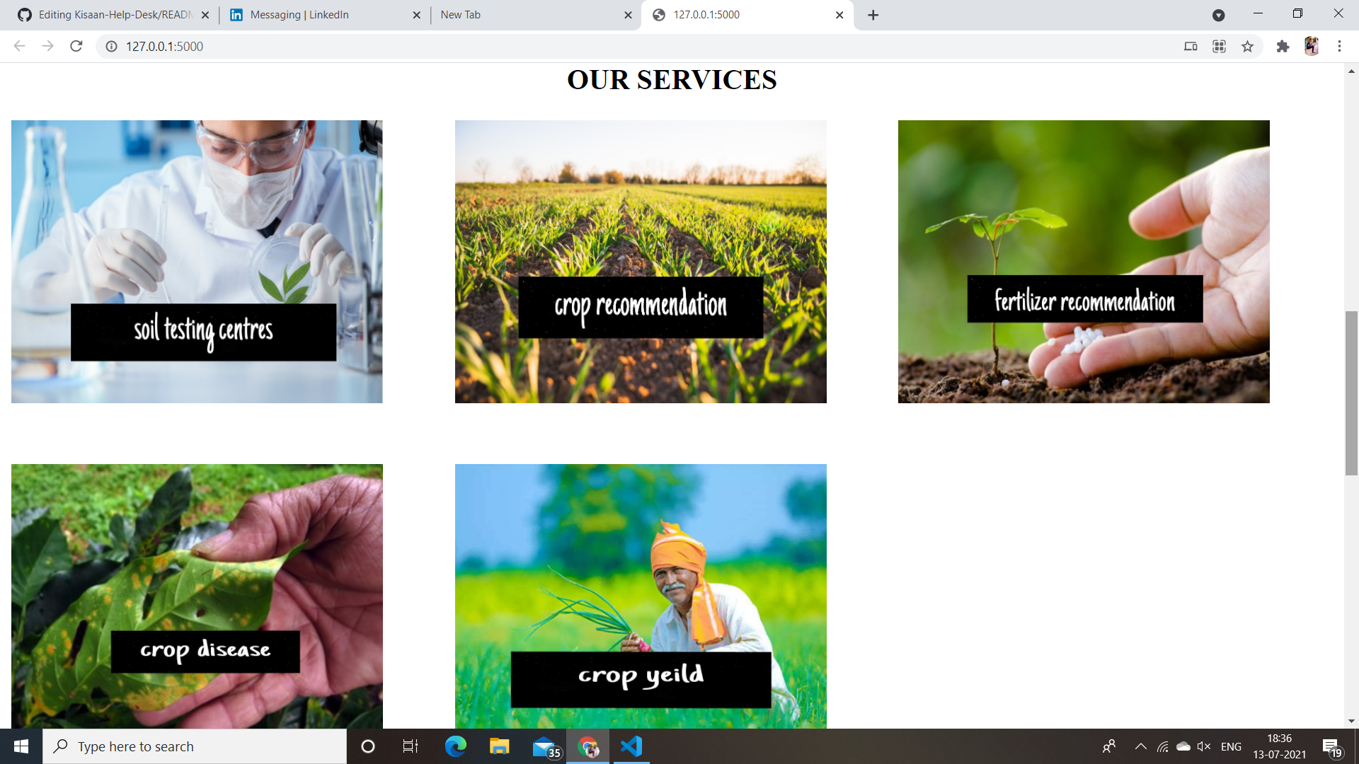 GitHub - shekharboppanapally/Kisaan-Help-Desk