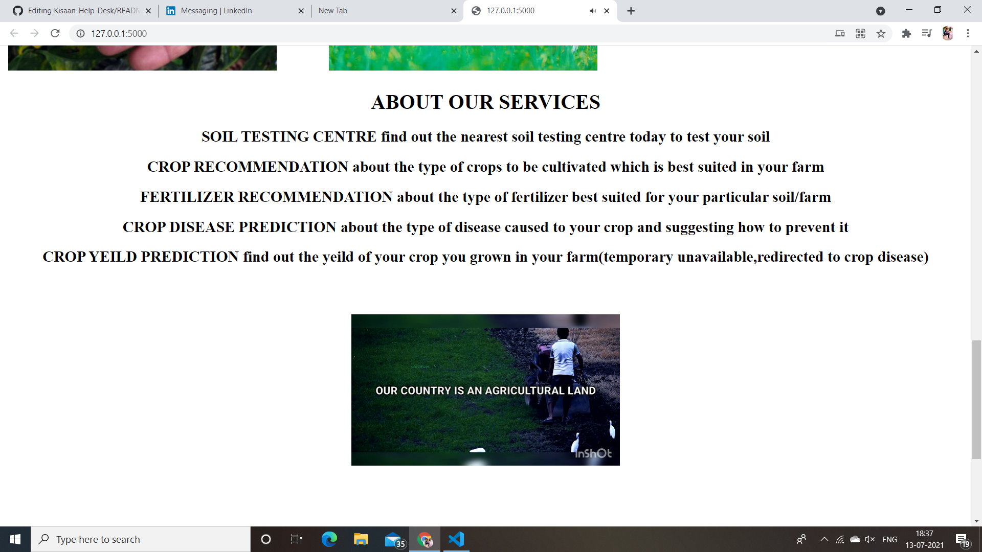 GitHub - shekharboppanapally/Kisaan-Help-Desk