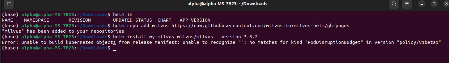 no matches for kind "PodDisruptionBudget" in version "policy/v1beta1" · Issue #11602 · helm/helm ...