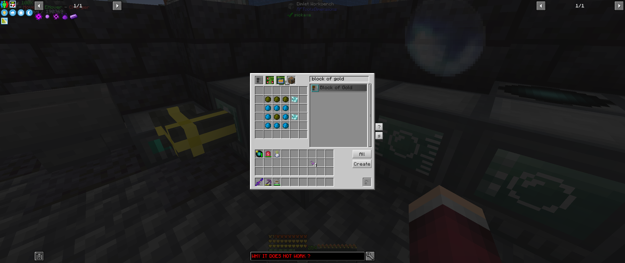Can't craft block dimlet · Issue #387 · McJtyMods/RFToolsDimensions ...