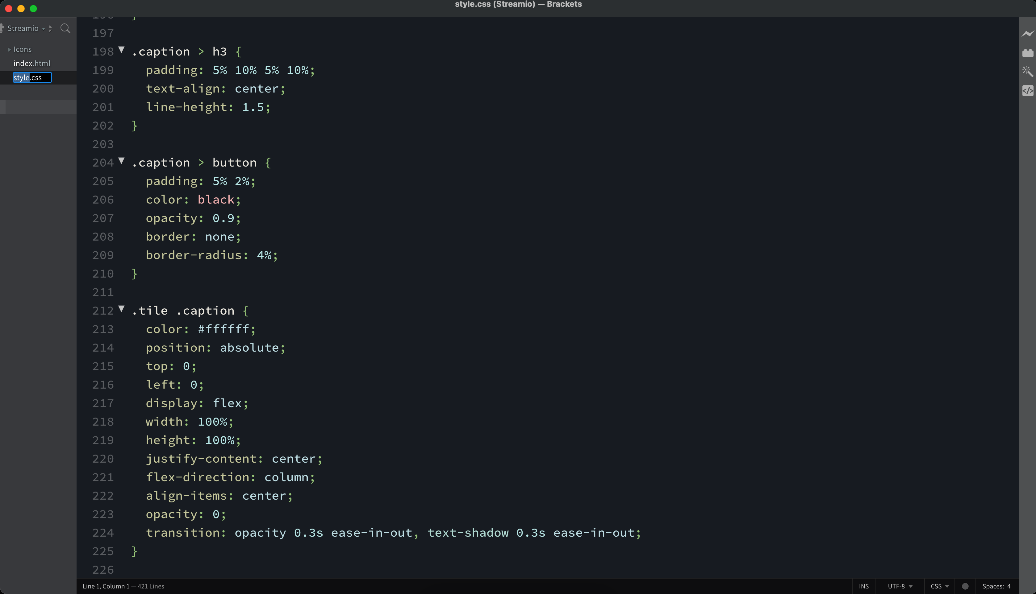 Default theme in Phoenix/Brackets · Issue #1 · arunyagoojar/Easy-Eye-Dark-Brackets-Theme · GitHub