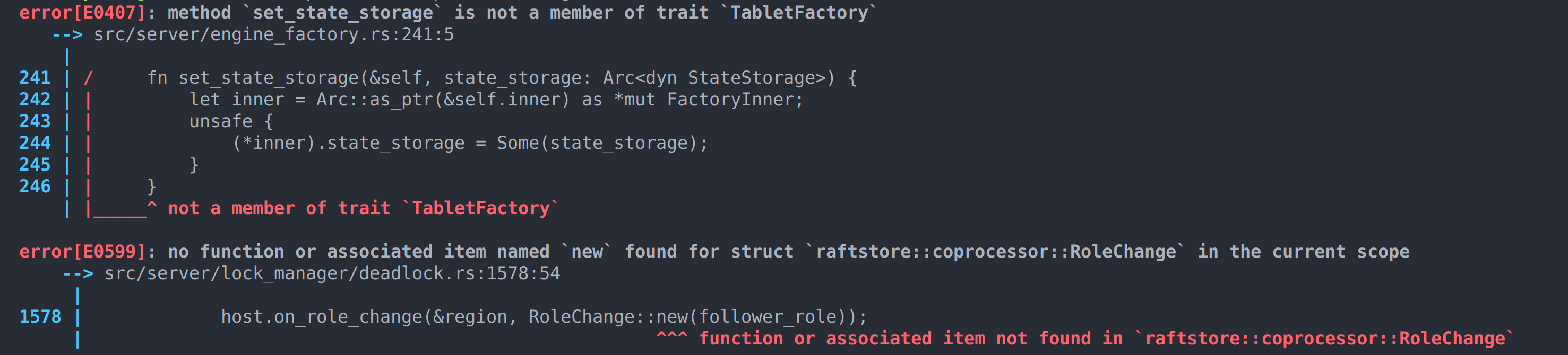 test: compiling failure running a single test · Issue #14298 · tikv ...