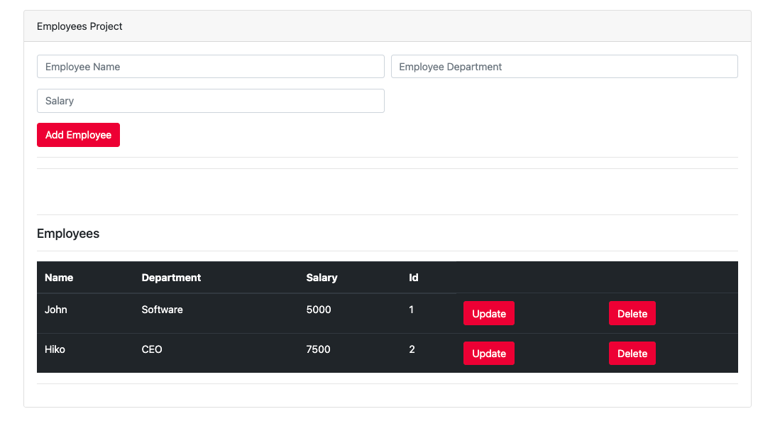GitHub - lMelkorl/webpack-babel-employees: Add,Update,Delete and List Employees 👨‍💼