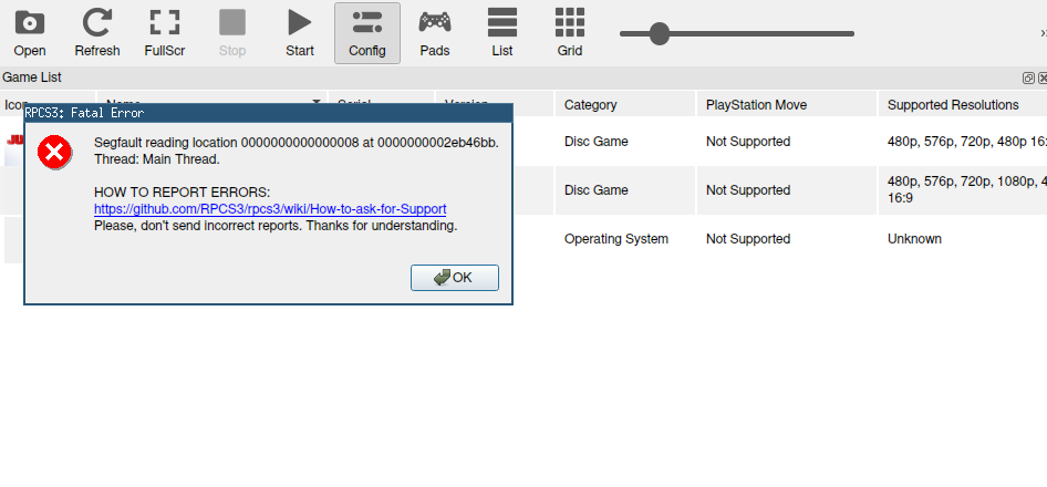 game boots, but no graphics · Issue #14677 · RPCS3/rpcs3 · GitHub