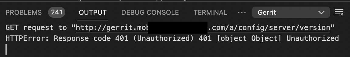 Got 401 with correct creds\url · Issue #24 · SanderRonde/VSCode-Gerrit · GitHub