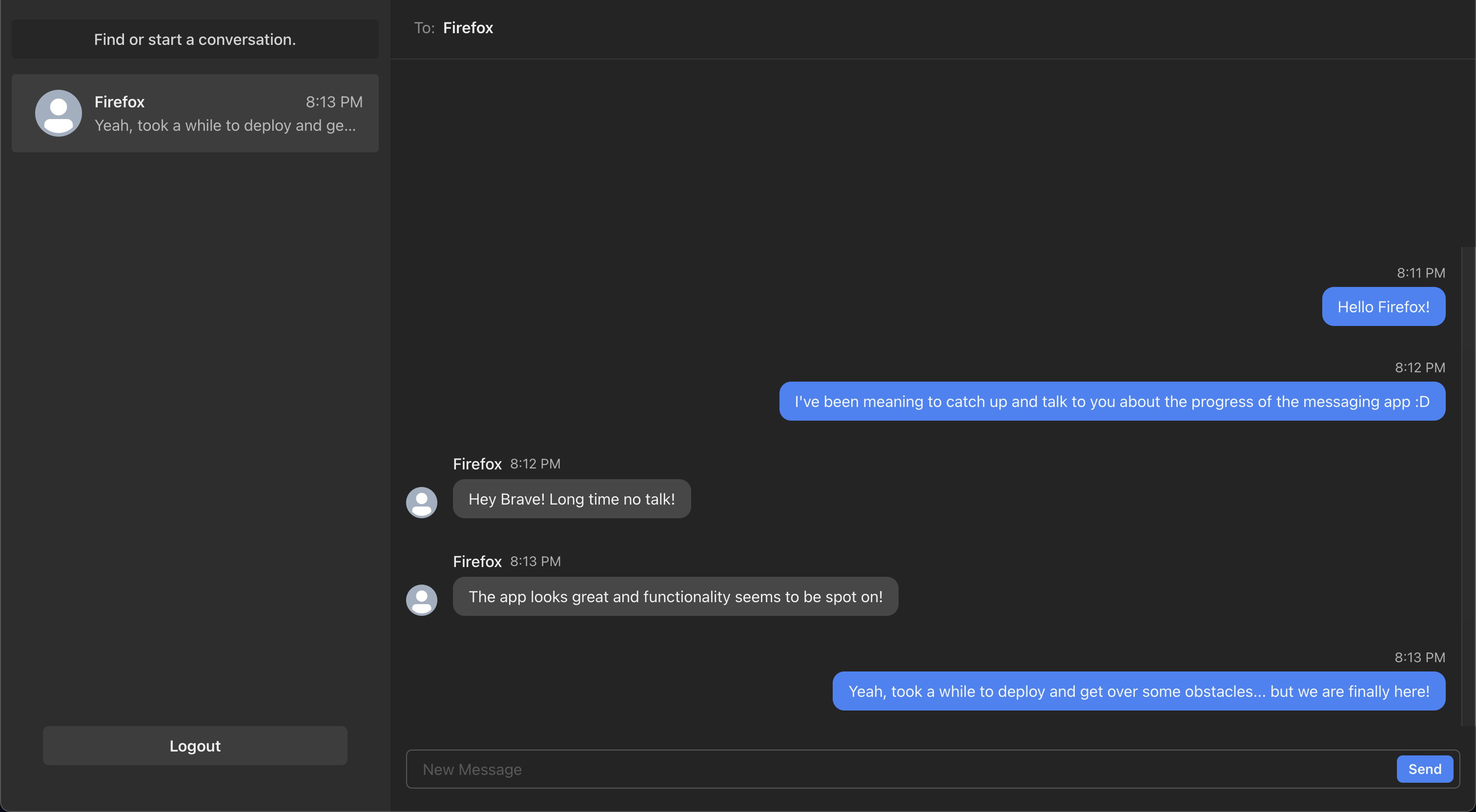 GitHub - nickhuynhq/nex-message: iMessage inspired chat application using Web Sockets. Tech used ...
