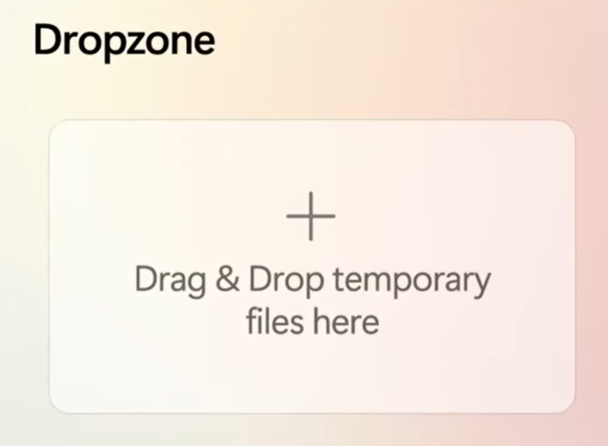 Feature: Dropzone · Issue #12490 · files-community/Files · GitHub