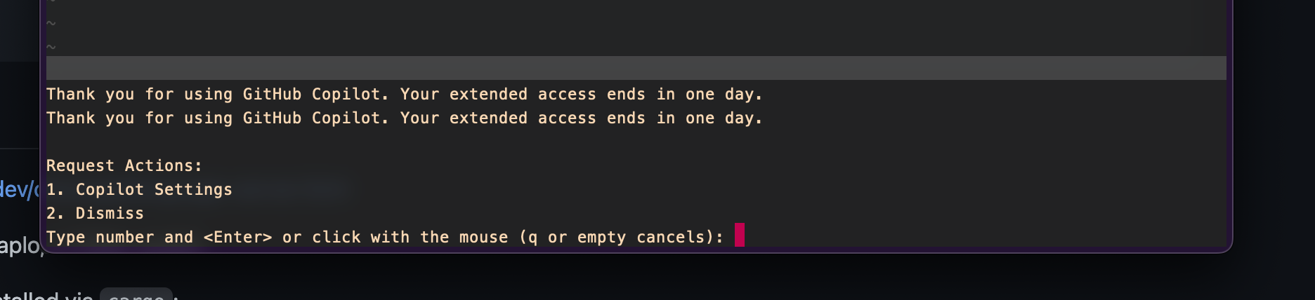 Endless renew pop up NVIM (paid account) · community · Discussion #30388 · GitHub