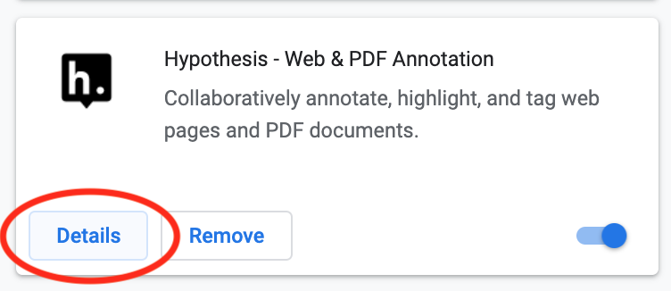 Chrome extension "Allow access to file URLs" error page is out-of-date · Issue #416 · hypothesis ...