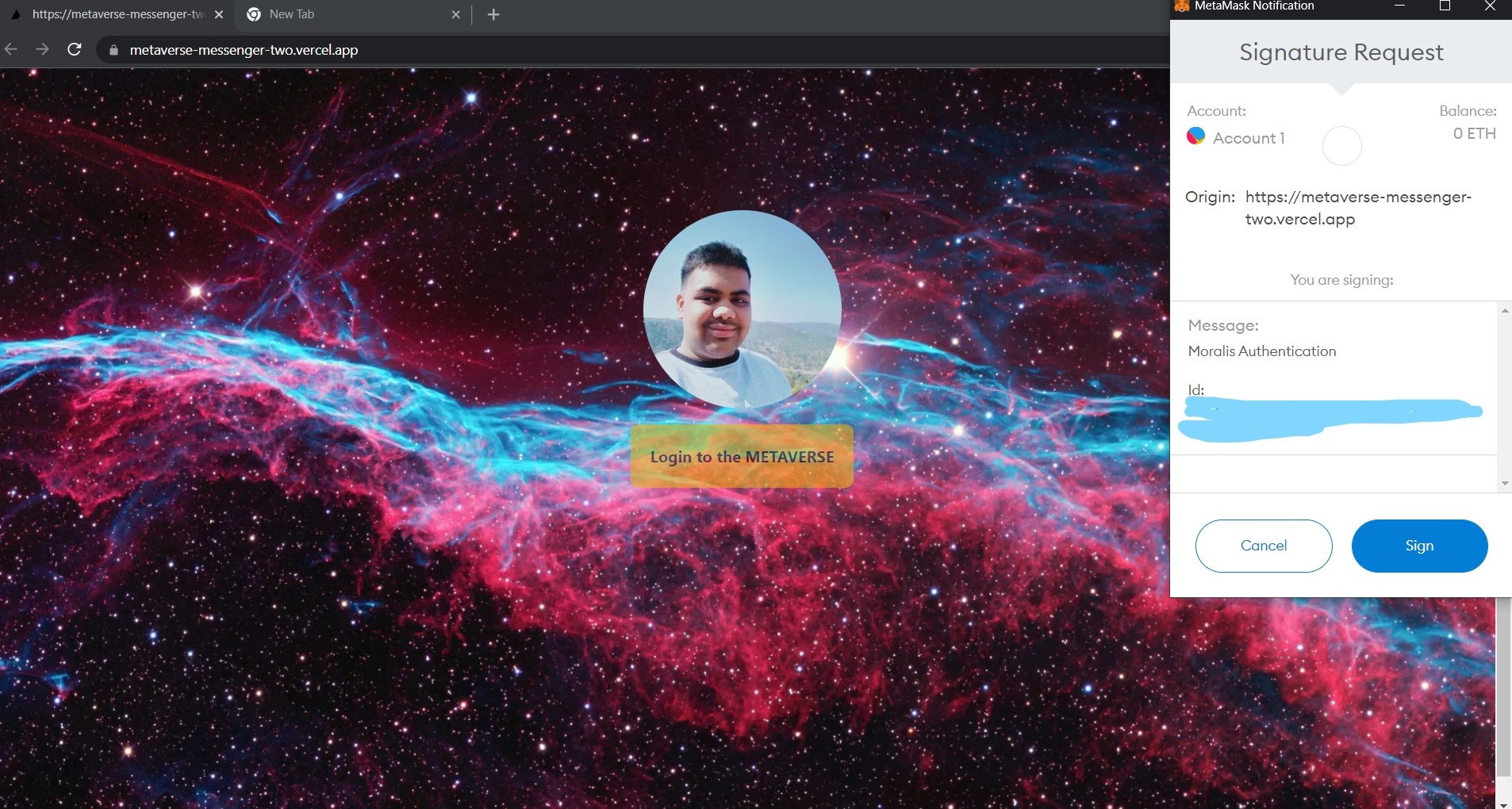 GitHub - HarshitAditya27/Metaverse-Messenger