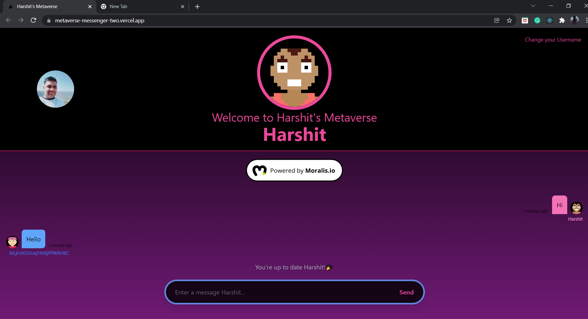 GitHub - HarshitAditya27/Metaverse-Messenger
