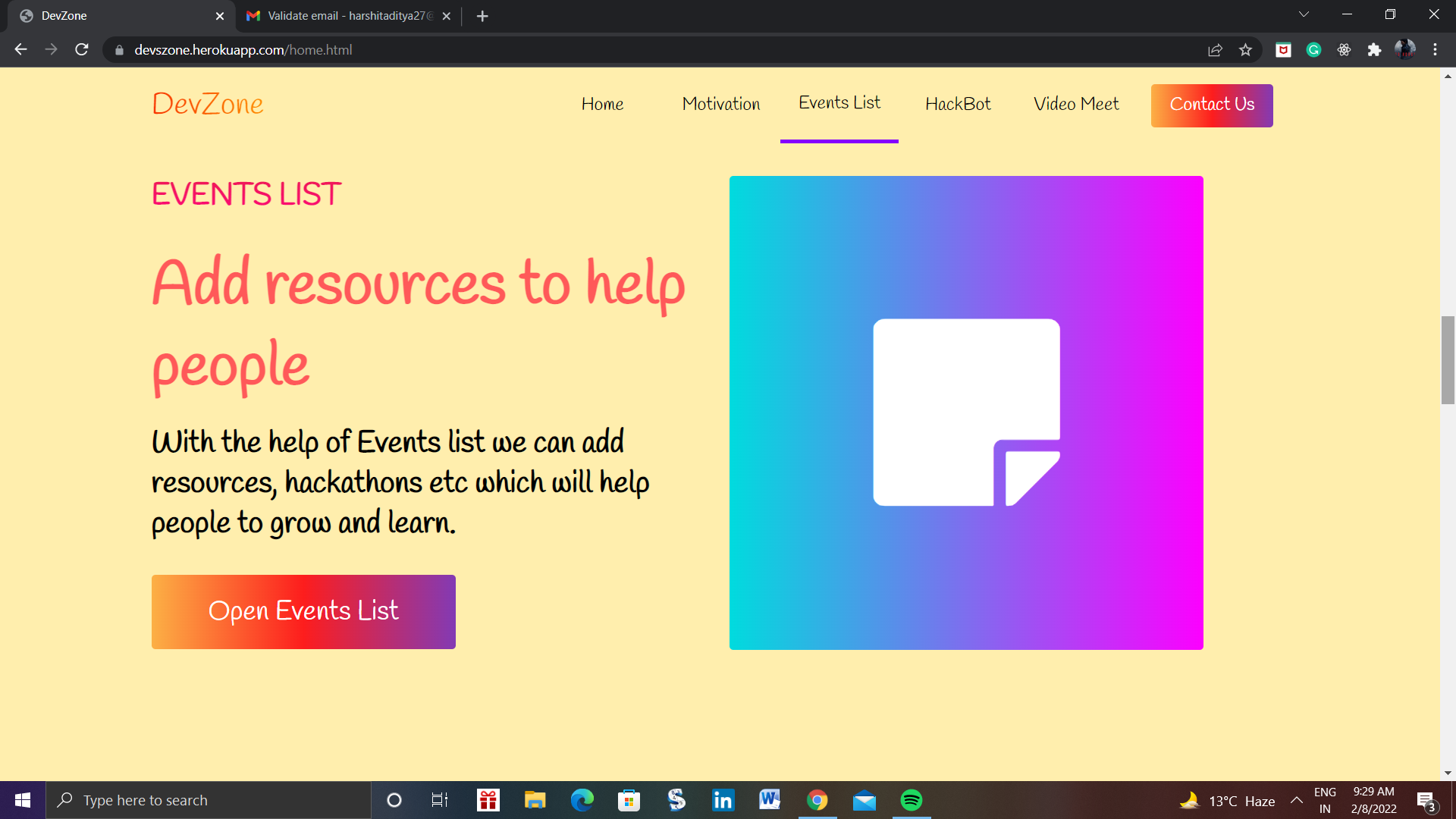 GitHub - HarshitAditya27/DevZone
