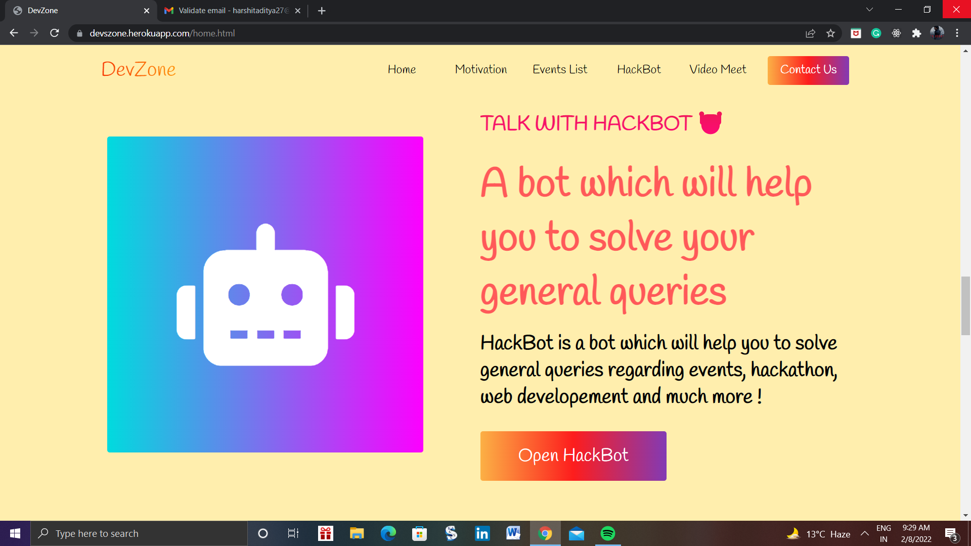 GitHub - HarshitAditya27/DevZone