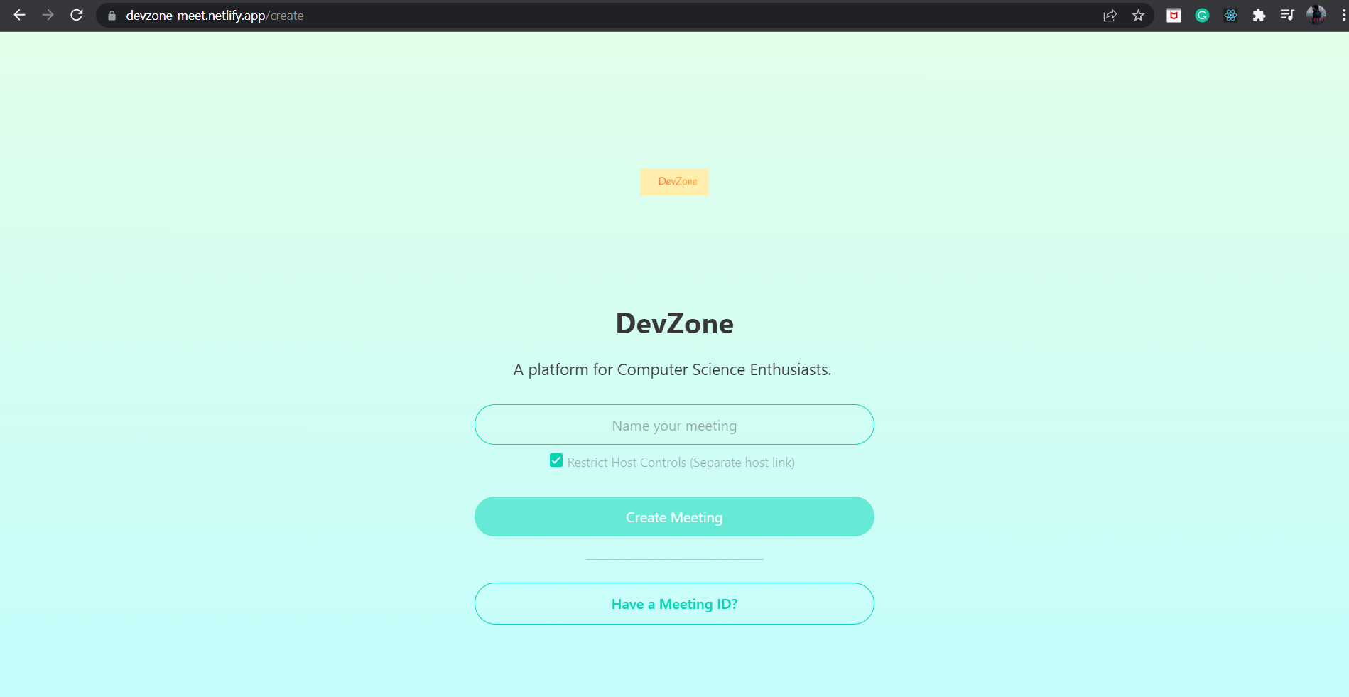 GitHub - HarshitAditya27/DevZone