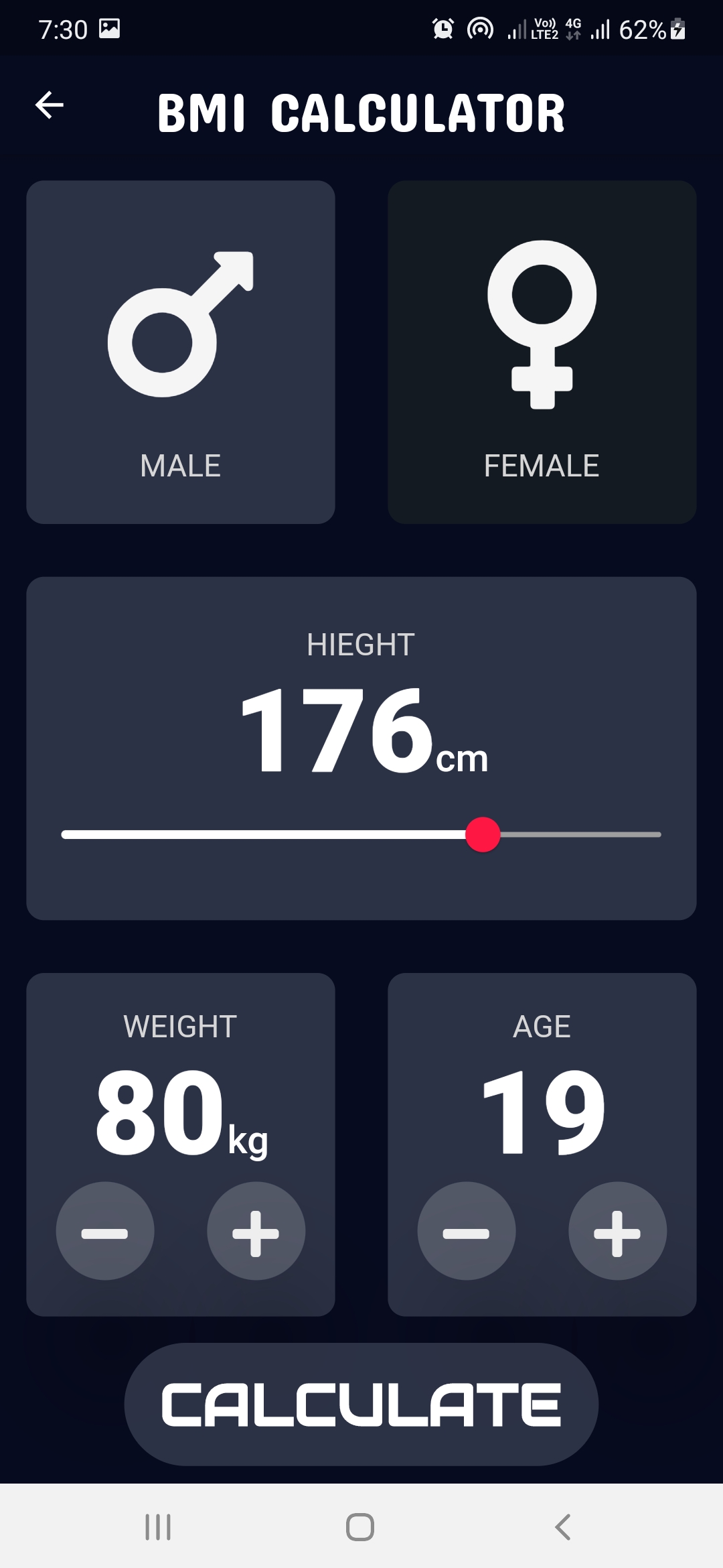 GitHub - Mukund-Tandon/Health-Cal: Calculate Health Parameters Like BMI ,WHR