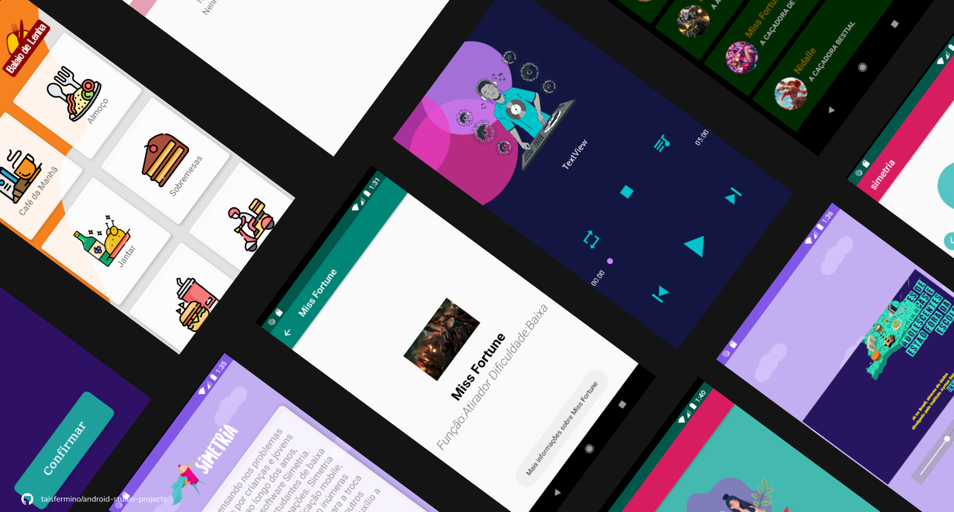 GitHub - taisfermino/android-studio-projects: Projetos desenvolvidos na ...