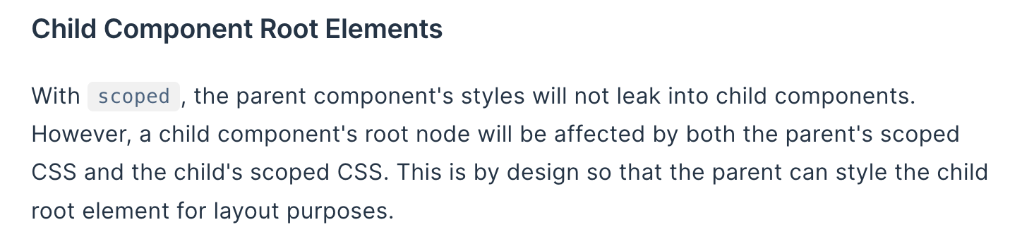 Unexpected Scoped Styles Application to Slotted Components · Issue #8927 · vuejs/core · GitHub