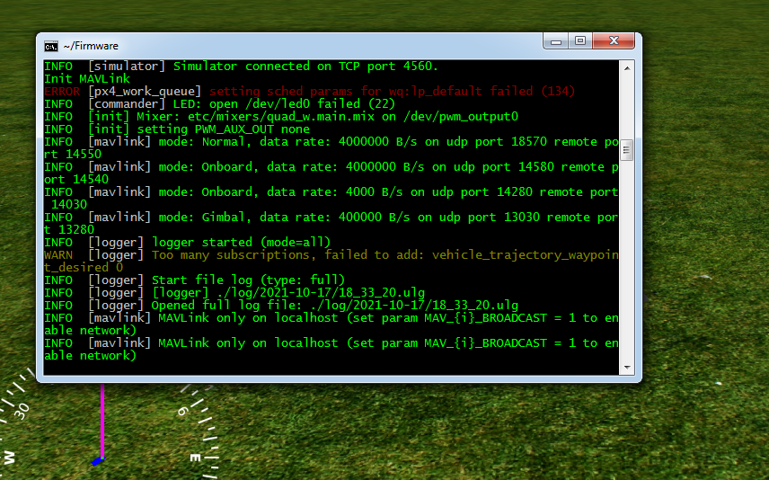 doesn't appear pxh shell when i start jmavsim on windows · Issue #18449 ...
