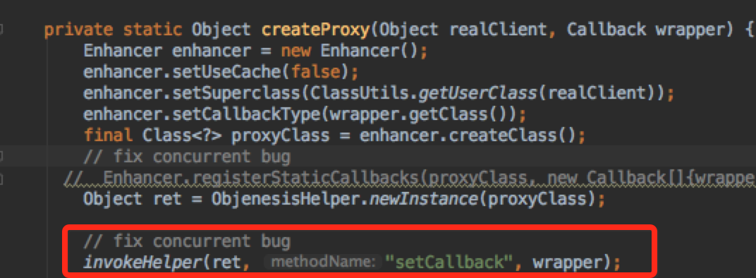 Proxy lost in concurrent environment and spring 4.3.18.RELEASE · Issue #158 · cglib/cglib · GitHub