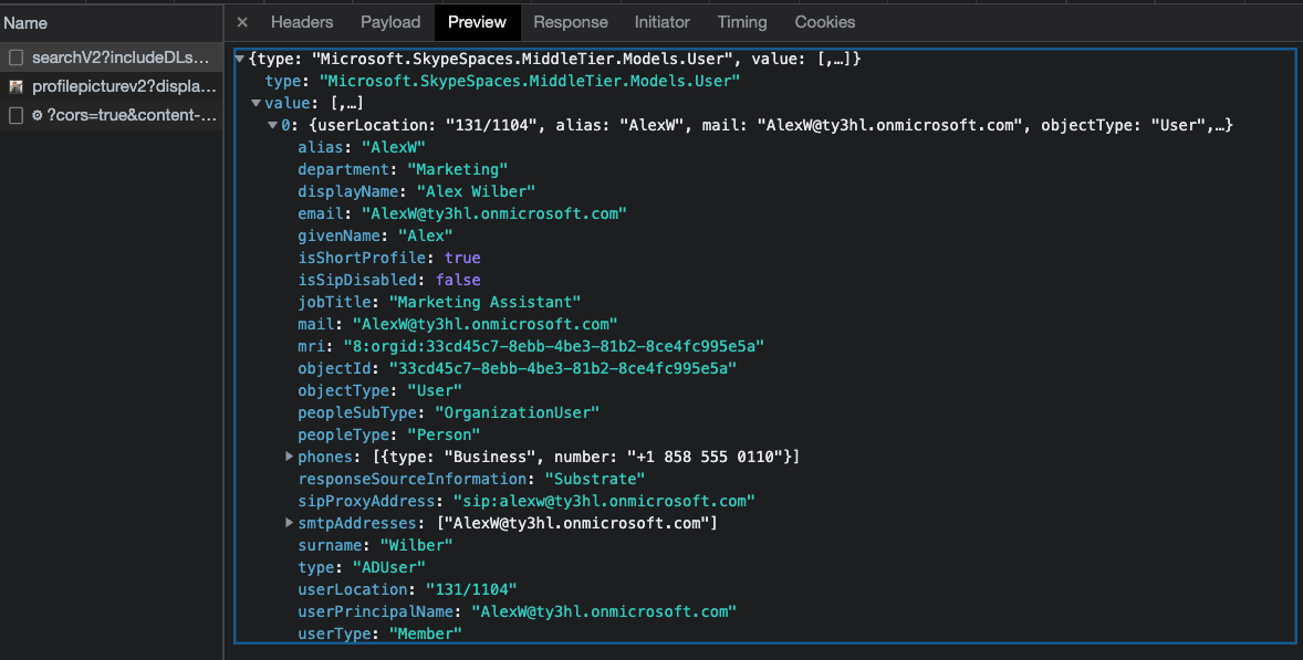 microsoftTeams.people.selectPeople search service caching issue · Issue ...