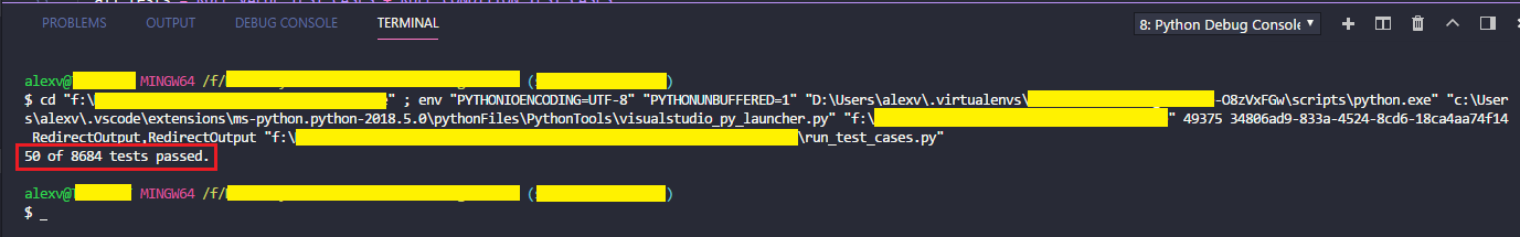 VS Code stuck in a "false" debugging state after interactive prompts ...