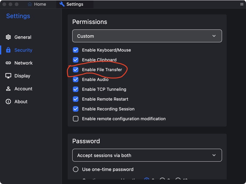 how to block file transfer through rustdesk client : r/rustdesk