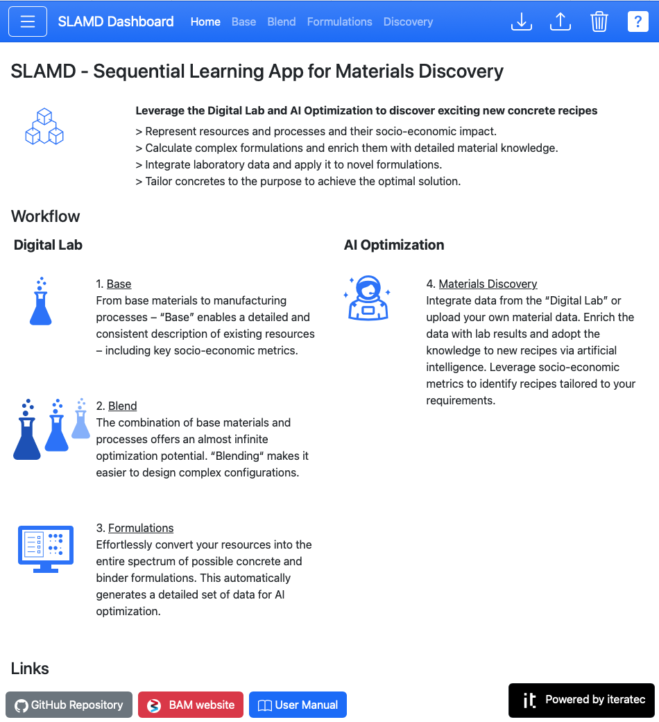 GitHub - BAMresearch/WEBSLAMD: Sequential Learning App for Materials Discovery ("SLAMD") - Web ...