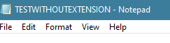 When using Notepad++ as notepad replacement, it doesn't open a file without extension · Issue ...