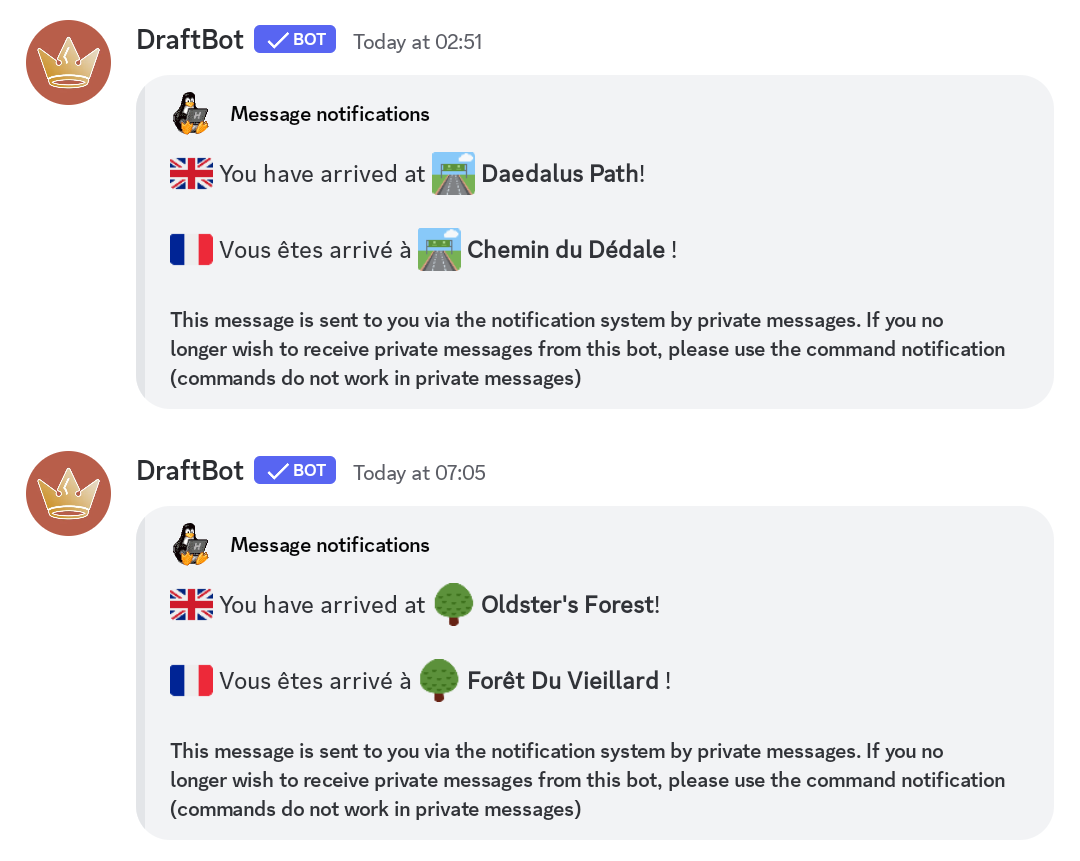 Pas de délai de voyage. · Issue #1940 · Crownicles/Crownicles · GitHub