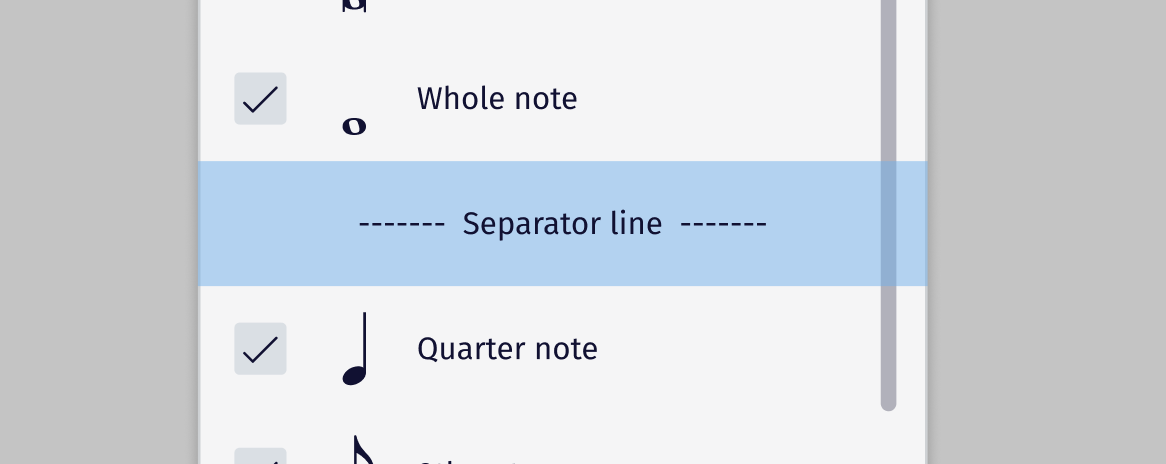 Mu4 Issue Separator Bar Row In Customise Toolbar Window Has Disappeared · Issue 8417