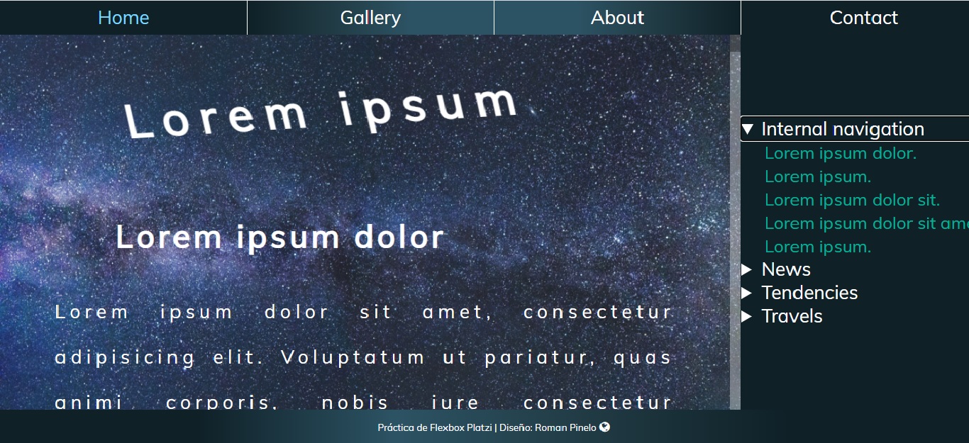 GitHub - RomanPinelo/pagina-flexbox