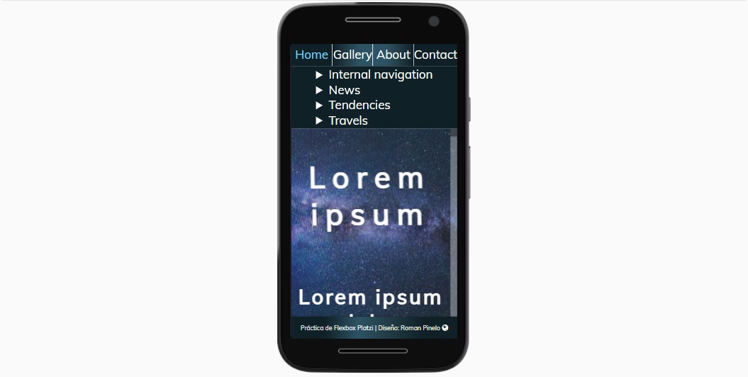 GitHub - RomanPinelo/pagina-flexbox