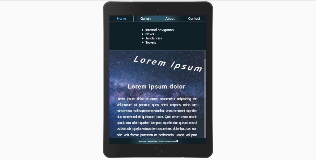 GitHub - RomanPinelo/pagina-flexbox