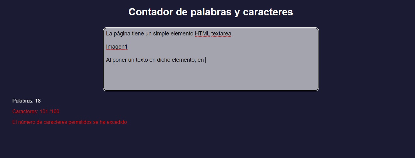 GitHub - RomanPinelo/contador-palabras-caracteres