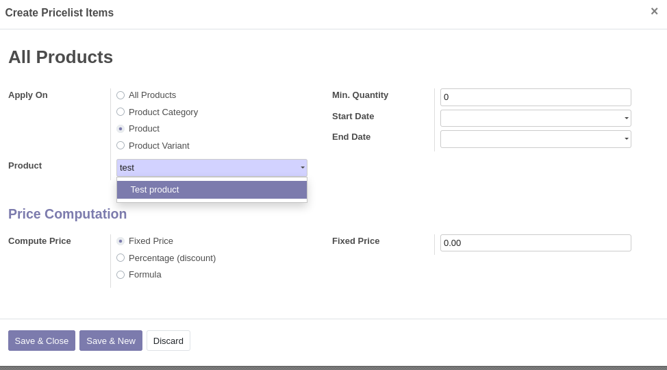 13 Pricelists Bug · Issue 49332 · Odooodoo · Github