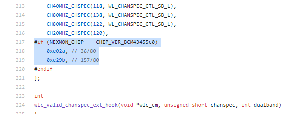 Is channel 36 needed for Raspberry pi (bcm43455c0) CSI collection? · Issue #165 · seemoo-lab ...
