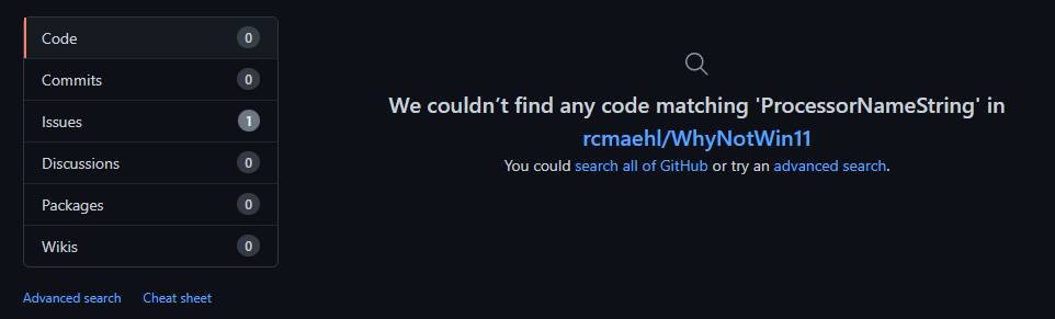 Processor definition · Issue #607 · rcmaehl/WhyNotWin11 · GitHub