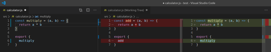 working tree for changed files, should preview for saved files · Issue ...