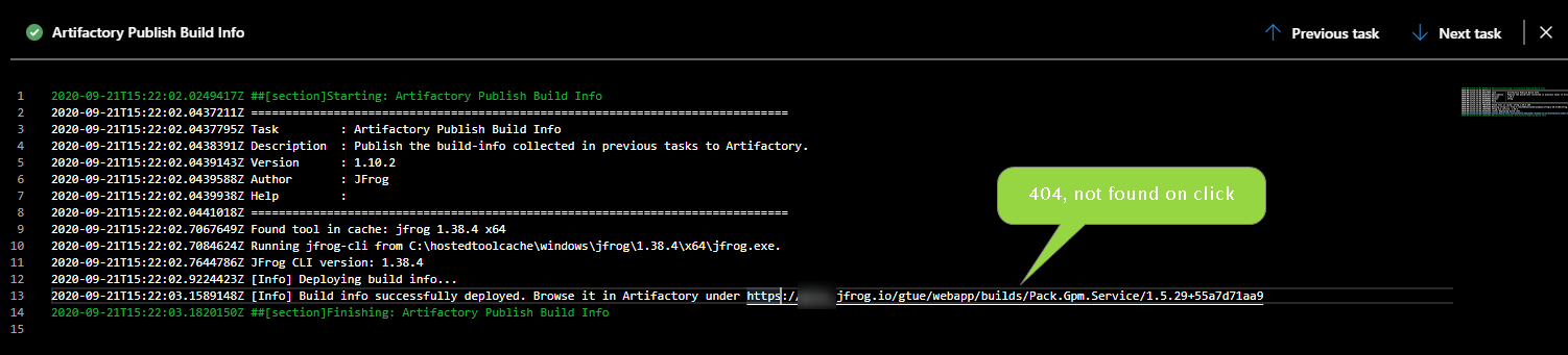 Build Promotion fails on JFrog Platform · Issue #198 · jfrog/jfrog-azure-devops-extension · GitHub