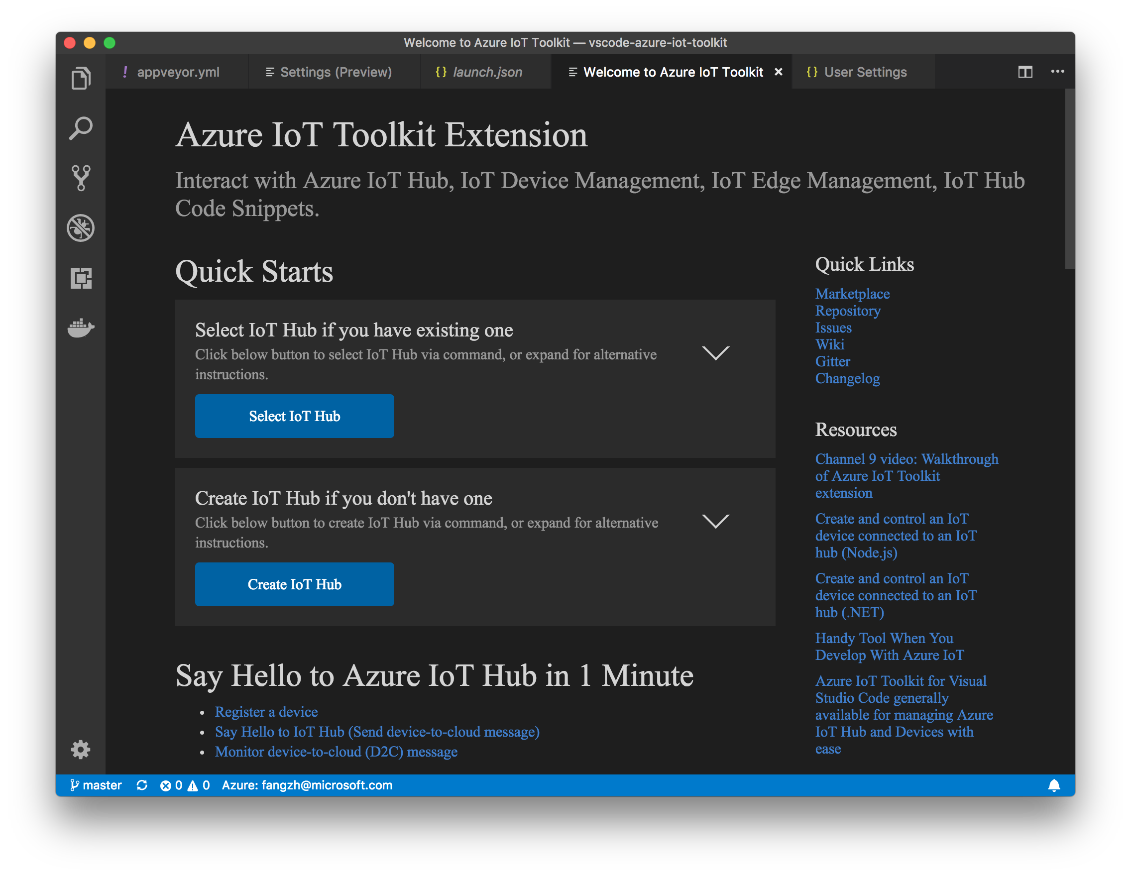 Improve welcome page font rendering on non-Windows OS · Issue #126 · microsoft/vscode-azure-iot ...