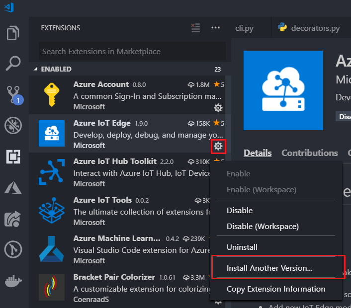 VSCode on Mac does not detect iotedgehubdev version 0.6.0 · Issue #160 · Azure/iotedgehubdev ...