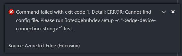 Set Module Credentials To User Settings Command Failed With Exit Code 1 Detail · Issue 368 