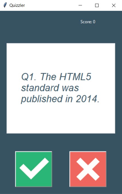GitHub - raydar0803/quizzler-app: Uses the Open Trivia API to generate 10 true/false questions ...