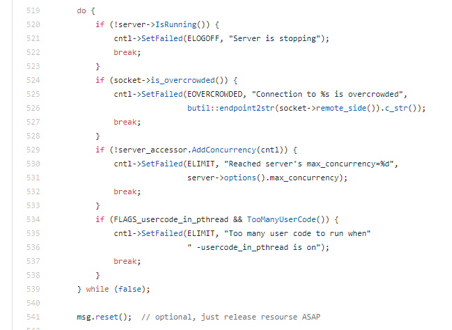 还是thrift协议，cntl Failed之后处理疑似有问题 · Issue #557 · apache/brpc · GitHub
