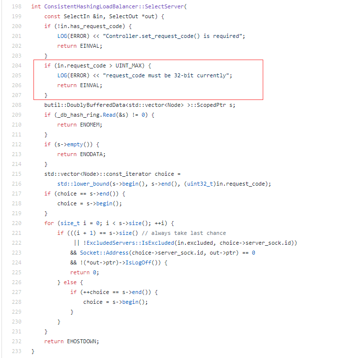关于一致性hash只支持32位key问题 · Issue #678 · apache/brpc · GitHub