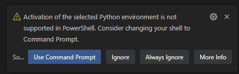 Duplicated conda activation in powershell · Issue #21262 · microsoft/vscode-python · GitHub