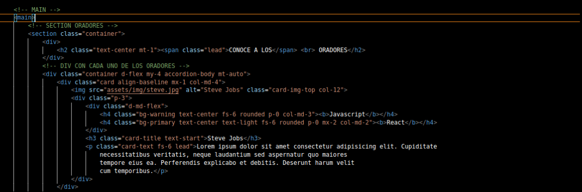 GitHub - lu-castro/Oradores-Bootstrap