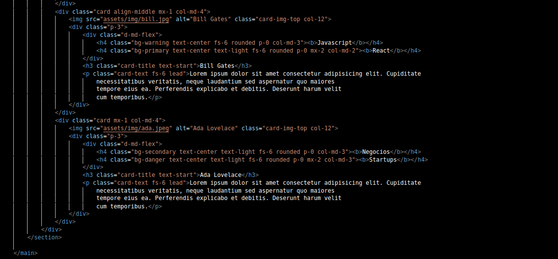 GitHub - lu-castro/Oradores-Bootstrap